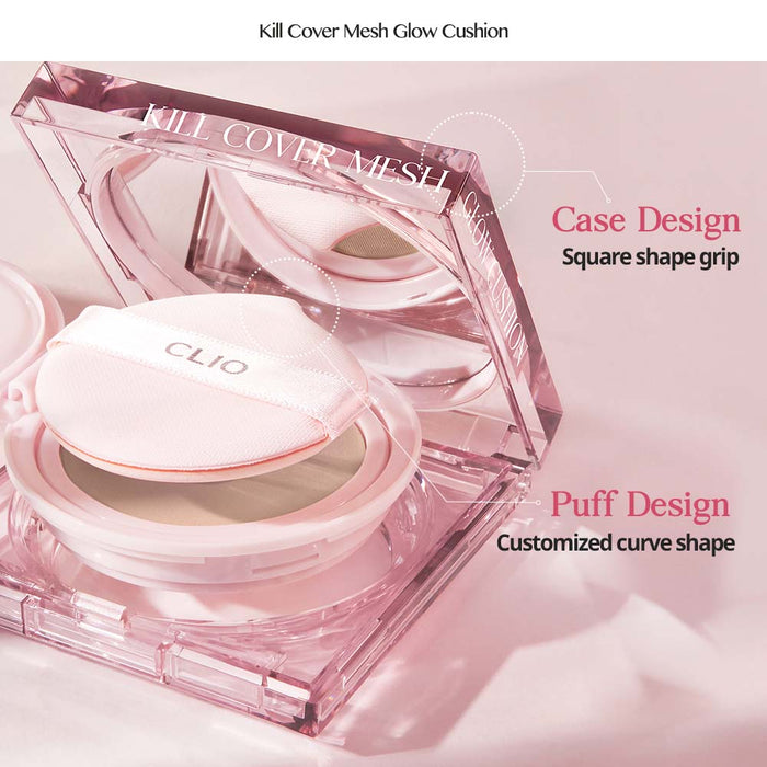 [CLIO] Kill Cover Mesh Glow Essential Cushion Foundation